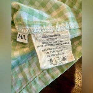 Oddli | Shorts | Oddli Classic Boxer Short In Light Green Gingham ...